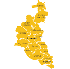 Zasięg terytorialny - Drugi Urząd Skarbowy w Rzeszowie